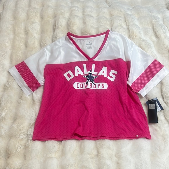 NFL | Tops | Dallas Cowboys Pink And White Jersey | Poshmark
